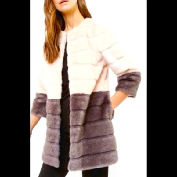 Ted Baker | Jackets & Coats | Ted Baker Faux Fur Coat | Poshmark